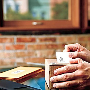 DYMO Authentic LabelWriter Small Name Badge Labels | 41 mm x 89 mm | Self-Adhesive | Roll of 300 Easy-Peel Labels | for LabelWriter Label Makers | Made in Europe