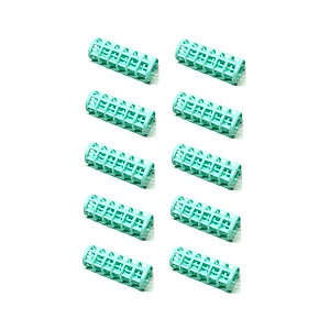 10pc Hair Roller Set W/Cover Small Assorted
