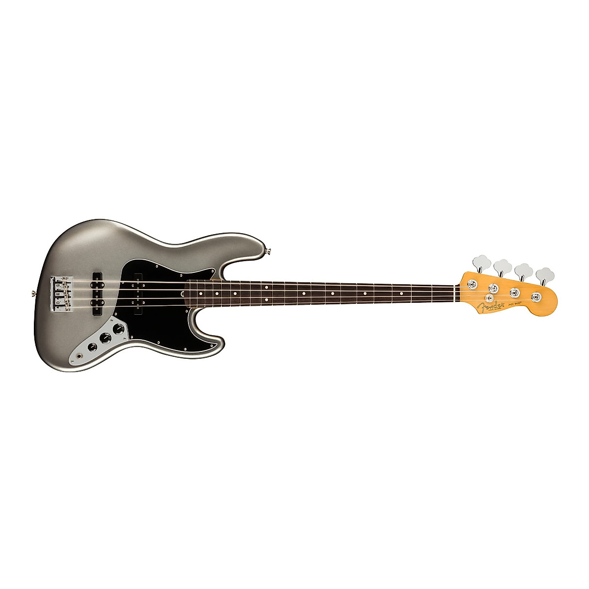 Fender American Professional II Jazz Bass, Mercury, Rosewood Fingerboard