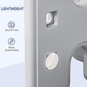 Qaba Kids Table and Chair Set, Activity Desk with Bookshelf & Storage for Study, Activities, Arts, or Crafts, Grey and White