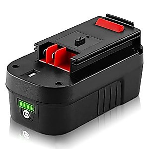【Lithium-ion】 DSANKE HPB18 18V 5.0Ah Lithium-ion Battery Replacement for Black and Decker 18Volt Battery for 244760-00 HPB18 Battery A1718 A18 A18E HPB18-OPE Firestorm FS180BX FS18BX FS18FL FSB18