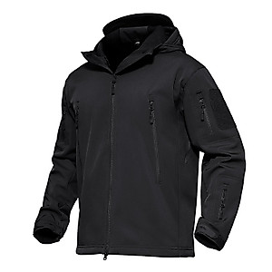 MAGCOMSEN Tactical Winter Shell Jacket for Men - Waterproof Ski and Snowboard Jacket