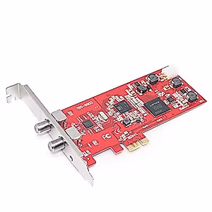 TBS 6903 DVB-S2 Professional Dual Tuner PCI Express Digital Satellite TV Card with Unique DVB-S2 Demodulator Chipset for Receive Special Broadcasted with ACM, VCM, 16APSK,32APSK
