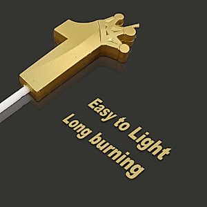 The Gold Number 1 Birthday Candle for Cake is Beautiful Number 1 Candle for First Birthday Decorations for Boys and Girls (Gold-1, Crown)