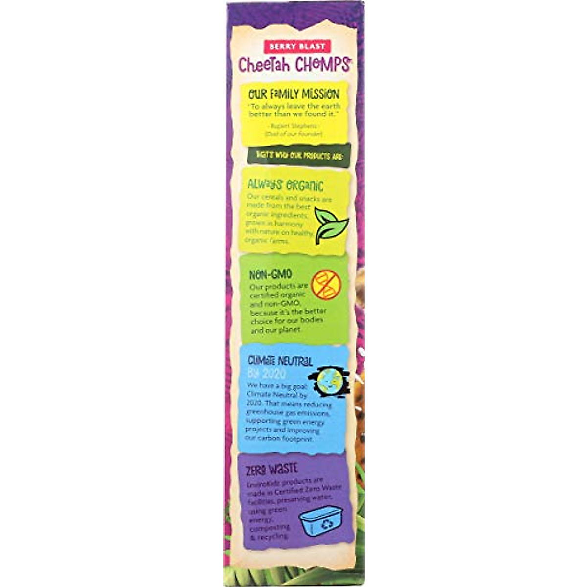 NATURES PATH CEREALS KIDS CHEETAH CHOMPS OR 10 OZ