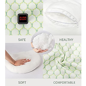 Oternal Pregnancy Pillow for Pregnant Women, Soft Pregnancy Body Pillow,Support for Back, Hips, Legs, Maternity Pillow with Detachable and Adjustable Pillow Cover