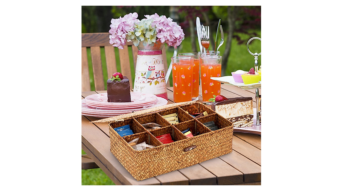ELLDOO Tea Bags Box - Stylish Organizer for Any Space