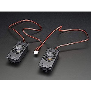 Adafruit Stereo Enclosed Speaker Set - 3W 4 Ohm