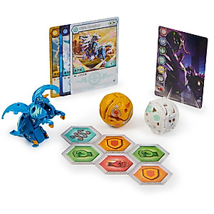 Bakugan Evolutions Starter Pack 3-Pack, Howlkor Ultra with Neo Pegatrix and Trox, Collectible Action Figures, Ages 6 and Up