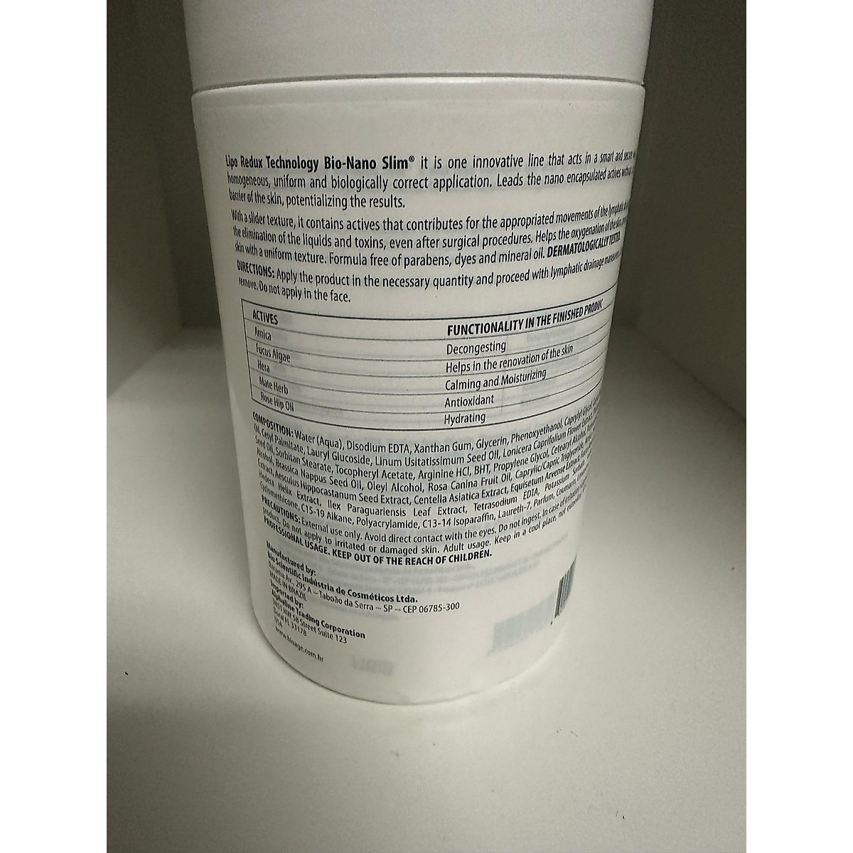 Bioage Liporedux Lymphatic Body Cream (35 Oz)- Bio-Nano Slim and Natural Ingredients – Skin Care Moisturizer for Lymphatic Relief and Relaxing Effects