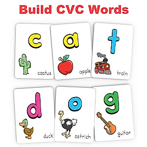 Alphabet Slap Jack® | Play 4 Alphabet Games Including Alphabet Go Fish, Slapjack, ABC Letter Matching or Flash Cards | Learn Upper & Lowercase Letters and Sounds | Build CVC Words | PreK to 1st Grade