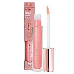 Mineral Fusion Hydro-Shine Lip Gloss, Venice, 0.15 Ounces