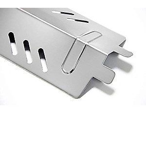 BBQ-Element Grill Replacement Parts for Backyard Grill BY13-101-001-11, BY14-101-001-01, BY16-101-002-05, GBC1429W, Stainless Steel Heat Plate Tent Shields Burner Cover for Uniflame GBC1329W.