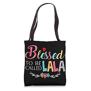 Blessed to be called LaLa Colorful - Grandma Gift Tote Bag