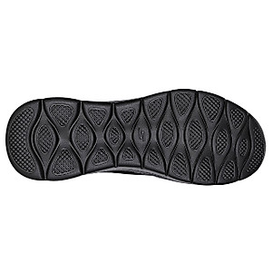 Skechers Men's Gowalk Flex Hands Free Slip-ins Athletic Slip-on Casual Walking Shoes Sneaker, Black, 9