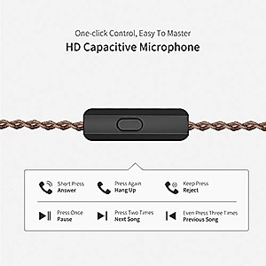 KZ ZS10 Pro 4BA+1DD 5 Driver in-Ear HiFi Metal Earphones with Stainless Steel Faceplate, 2 Pin Detachable Cable mids Vocal Earbuds zs10 pro kz (Gold,No mic)