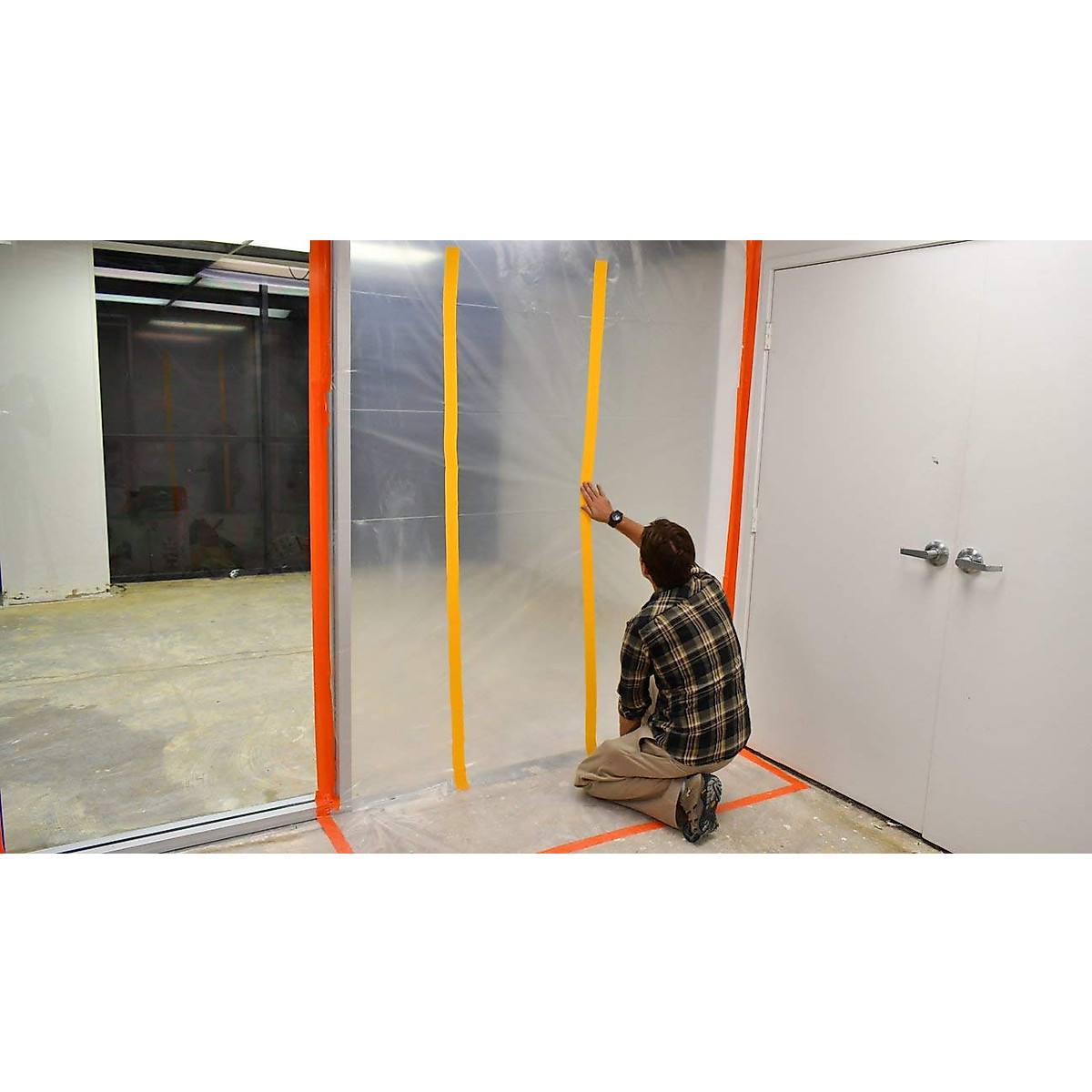 RE-U-ZIP Mounting Strip Refills | 12 Pack | for Use with RE-U-ZIP Reusable Dust Barrier Zippers & Magnetic Entry Strip (Magnetic Dust Barrier Zipper)