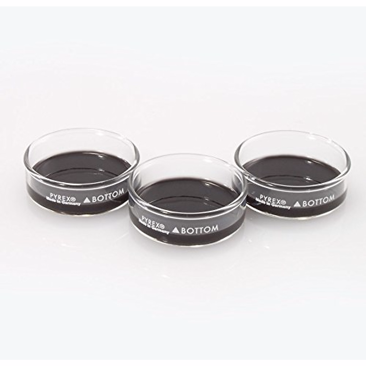 Living Systems Instrumentation DD-50-S-BLK-3PK Small Dissection Petri Dish, Pack of 3 Dishes, Black, 50 mm Dia x 17 mm H