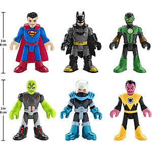 DC Super Friends Imaginext DC Super Friends Advent Calendar, 24 mystery toys including figures, accessories and a vehicle for preschool kids