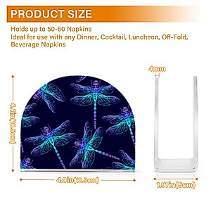 Dragonfly Napkin Holder for Kitchen U-Shaped Paper Towel Dispenser for Tables Sturdy and Durable Paper Napkin Storage for Picnic Party Wedding Home