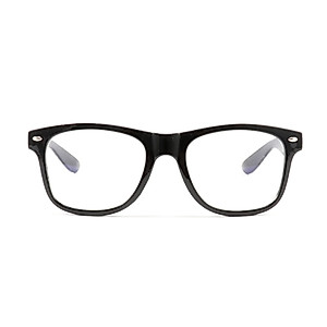 FASH Limited Vintage Buddy Wayfarer Blues Brothers Clear Sunglasses