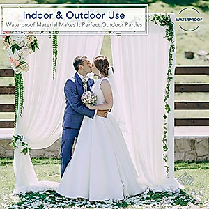 54” Fabric Tulle Bolt for Wedding Party Decoration Bridal Shower - Tutu Roll, Netting Spool Ribbon Wrapping, White, 40 YDS