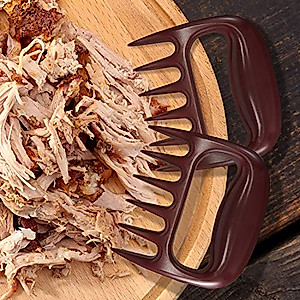 Unicook [Clearance] BBQ Claws 2 Pack, Shredder Claws to Shred Lift & Carve Pork, Turkey, Chicken, Brisket, Ham, Helpful Barbecue Tool, Merlot