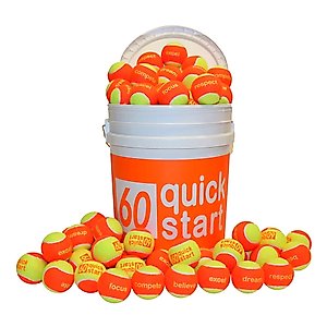 Quick Start Tennis Ball Bucket - 72 balls