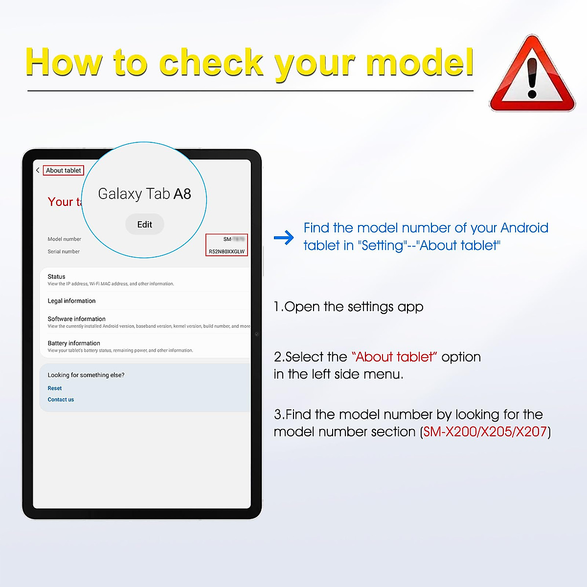 SPARIN 3 Pack Screen protector for Samsung Galaxy Tab A8 10.5 Inch, Tempered Glass Screen Protector for Galaxy Tablet A8 2022, Anti-Scratch