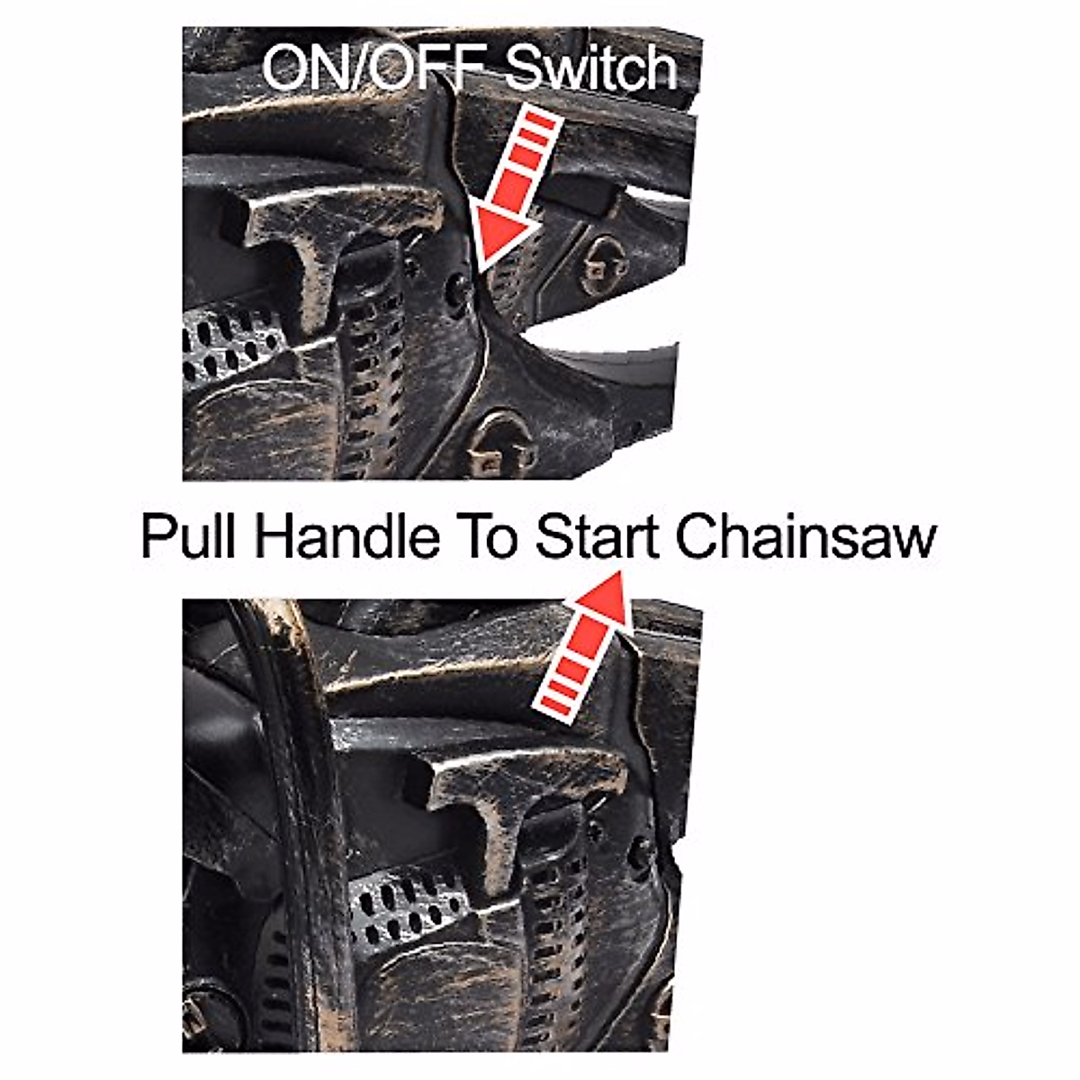 Liberty Imports Bloody Rusty Chainsaw Motion and Sound Battery Operated Halloween Massacre Role Play Prop Accessory (16 Inches)