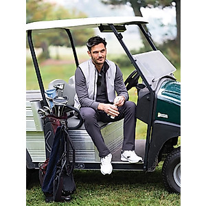 Chaps mens Solid Crew With Logo (6 Pack) Casual Sock, Grey Assorted, 6 12 US