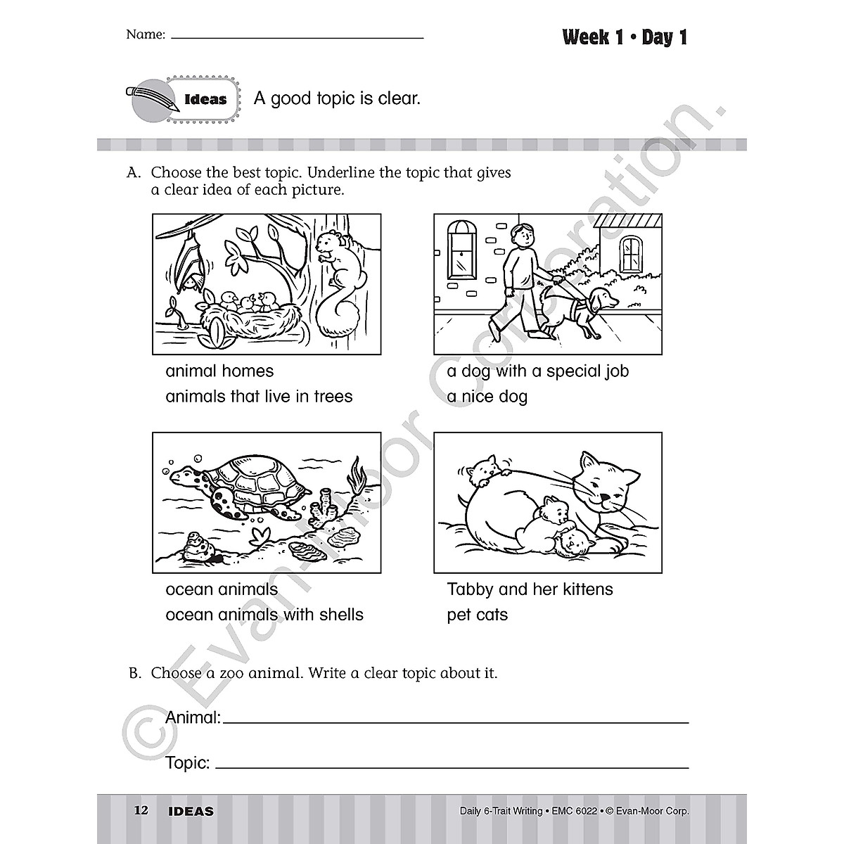 Evan-Moor Daily 6-Trait Writing, Grade 2