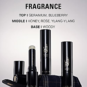 Scott Hamish Courage Lip Balm & Case Gift Set - Pure Cowhide Leather Chapstick Holder with Hydrating Lip Balm for Dry Cracked Lips - Flavored Lip Balm & Lip Balm Holder Gift Set for Men