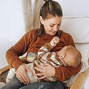 haakaa Manual Breast Pump 4oz/100ml and Ladybug Milk Collector 2.5oz/75ml Combo for Breastfeeding, Made of Food Grade Silicone