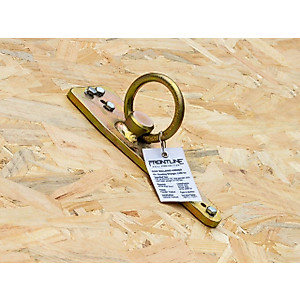 Frontline ROB01 Bull Ring Reusable Roof Anchor | Fall Arrest | Fall Restraint | Positioning Applications | Zinc Plated Steel | OSHA & ANSI Compliant (Wooden Structures)