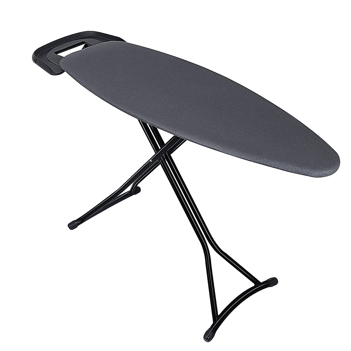 Duwee 17"x48" Steel Top Extra Wide Ironing Board with Retractable Iron Rest, Adjustable Height,Foldable Ironing Boards with 10 mm Thicken Feltpad and Cover,Heavy Duty Legs