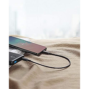 Anker USB C Cable 60W, Powerline III USB-C to USB-C Cable 2.0 (1ft), USB C Charger Cable for MacBook Pro 2020, iPad Pro 2020, Switch, Samsung Galaxy S20 Plus S9 S8 Plus, Pixel, and More （Black）