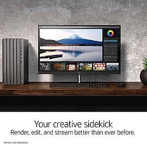 HP Envy Desktop, 10th Generation Intel Core i7-10700, 16GB RAM, 1 TB Hard Drive & 512 GB SSD, Windows 11 (TE01-1020, Black)