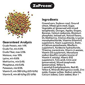 Zupreem Fruitblend Small Keet Food, 14-Ounce