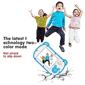 LKYBOA Waterproof Children's Camera -for Kids Video Cameras Kids Digital Camera 8MP 1080P HD Toys for 3-10 Year Old Girl with (Color : Blue)