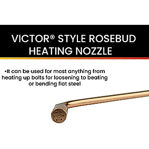 Hot Max 22088 Victor Style Medium Duty Rosebud Heating Nozzle for Oxy-Acetylene, 6, 6MFA-1