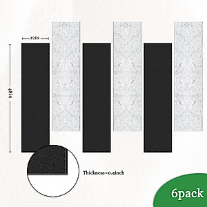 BUBOS Art Acoustic Panels,48“x12”inch Premium Acoustical wall panel,Better than foam, Decorative Sound Absorbing Panel for walls, Studio Acoustic Treatment. Soundproof wall panel