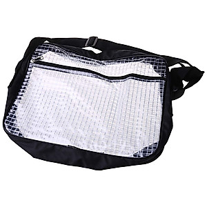 BEITABEITAkaitank Anti-Static Cleanroom Clear Tool Bag Full Cover PVC for Engineer Shoulder Bag Crossbody Bag,Black