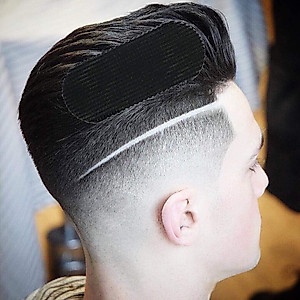 HAIR GRIPPERS BUNDLE PACK 8PCS for Men and Women - Salon and Barber, Hair Clips for Styling, Hair holder Grips BLACK