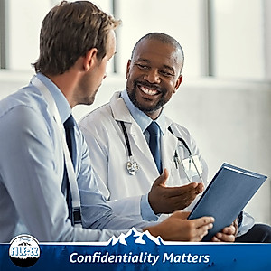 FILE-EZ Two-Pocket Folders, Dark Blue, 25-Pack, Textured Paper, Letter Size (EZ-32523)