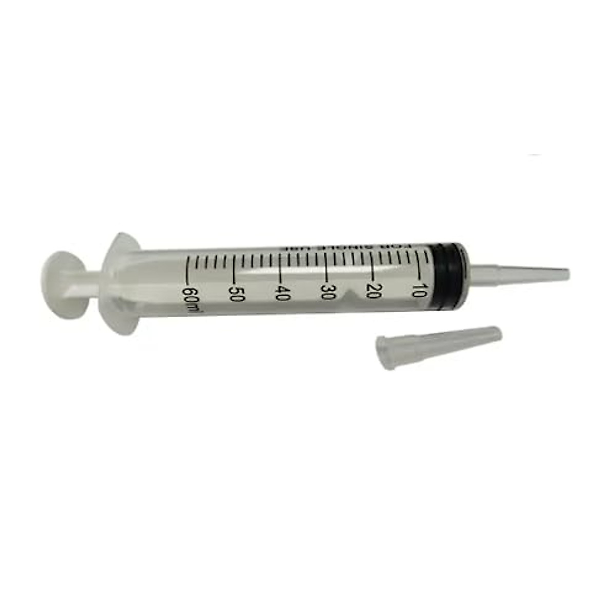 Med Chalet EXELint Disposable Syringe, Sterile Single Pack, 50 ml to 60 ml Medical Grade Catheter Tip, J1