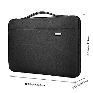 LANDICI Laptop Case Sleeve 11 11.6 12 Inch,360°Protective Tablet Cover Bag Compatible for Surface Pro 9 8 7/Laptop Go 2 3,MacBook Air 11,Mac 12,HP Acer Lenovo Samsung Chromebook,Black