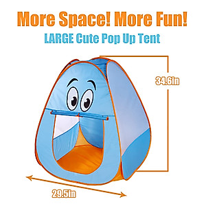 Kids Camping Set with Tent for 2 Toddlers-Kids Camping Toys for Kids 3-5 with Pop up Play Tent-Indoor Outdoor Pretend Camping Toys