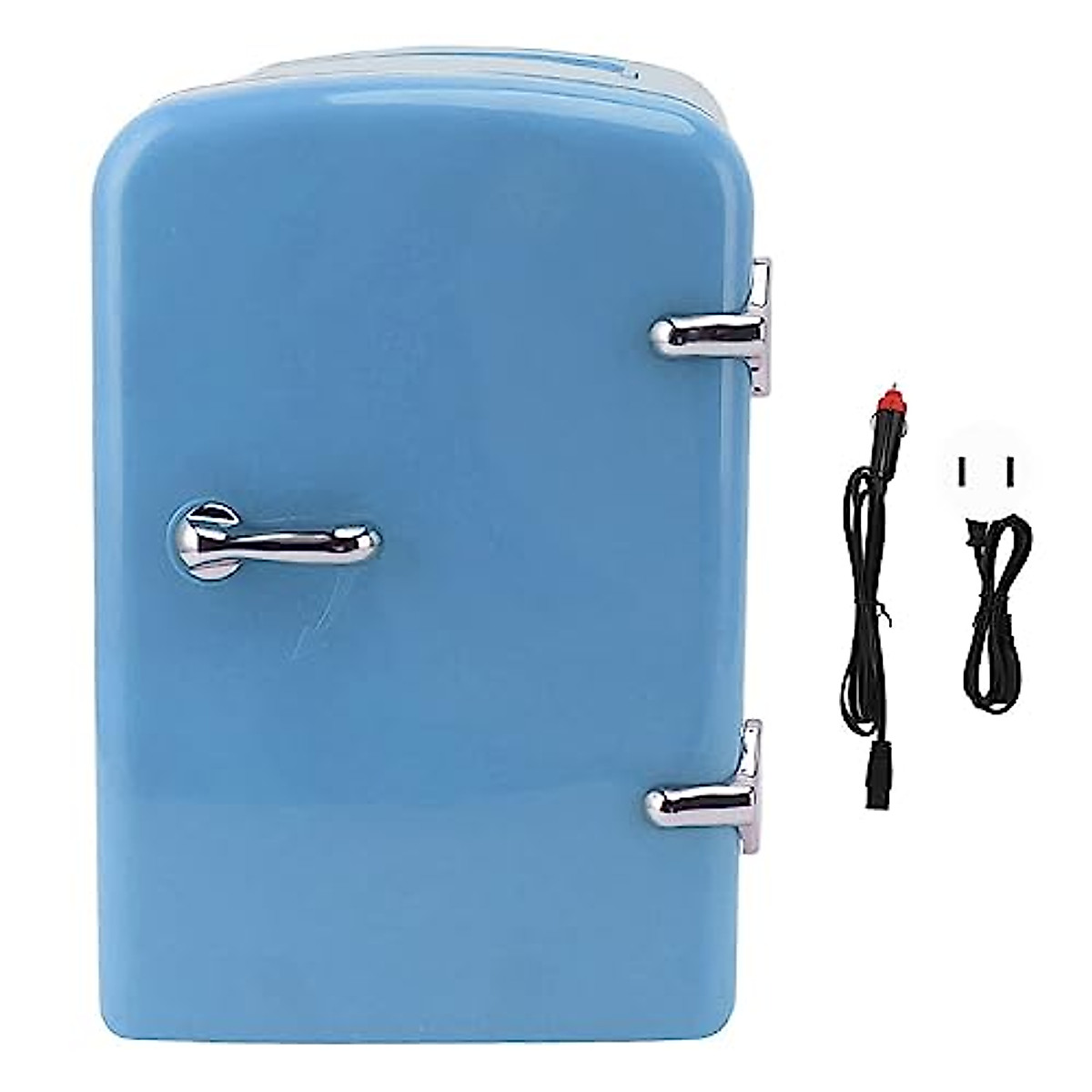 Ozgkee Mini Fridge 4L Portable Cooler Warmer Personal Refrigerator Includes DC12V Car Plug for Skin Care Beverage AC100‑240V (US Plug)