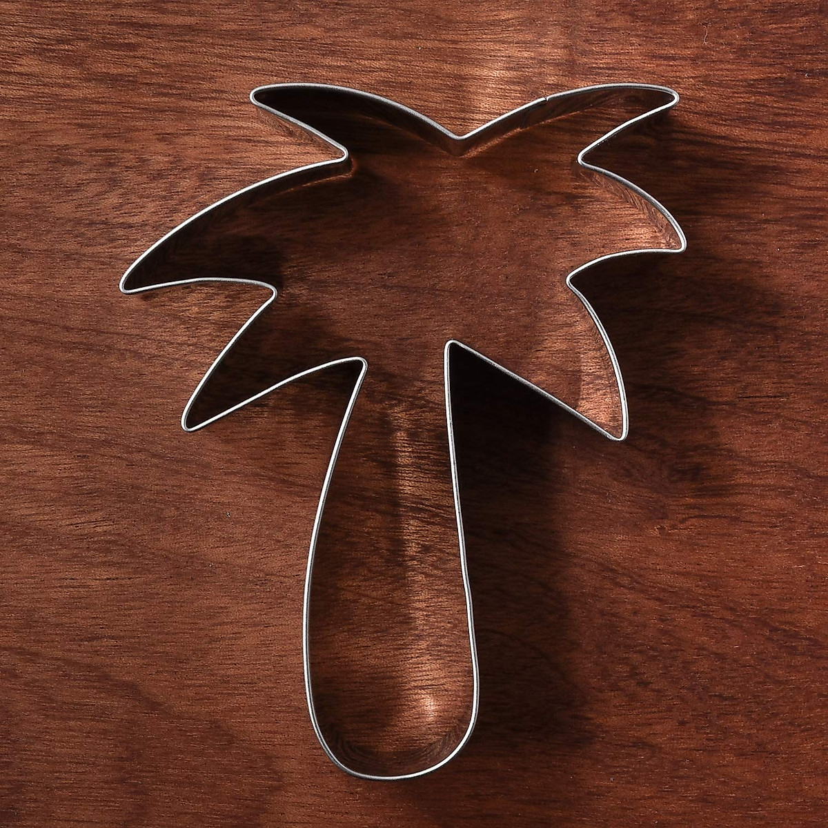 LILIAO Palm Tree Cookie Cutter - 3.4 x 4.2 inches - Stainless Steel